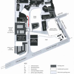 mlc-map-with-hadley-hall-parking - CCGS Christ Church Grammar School