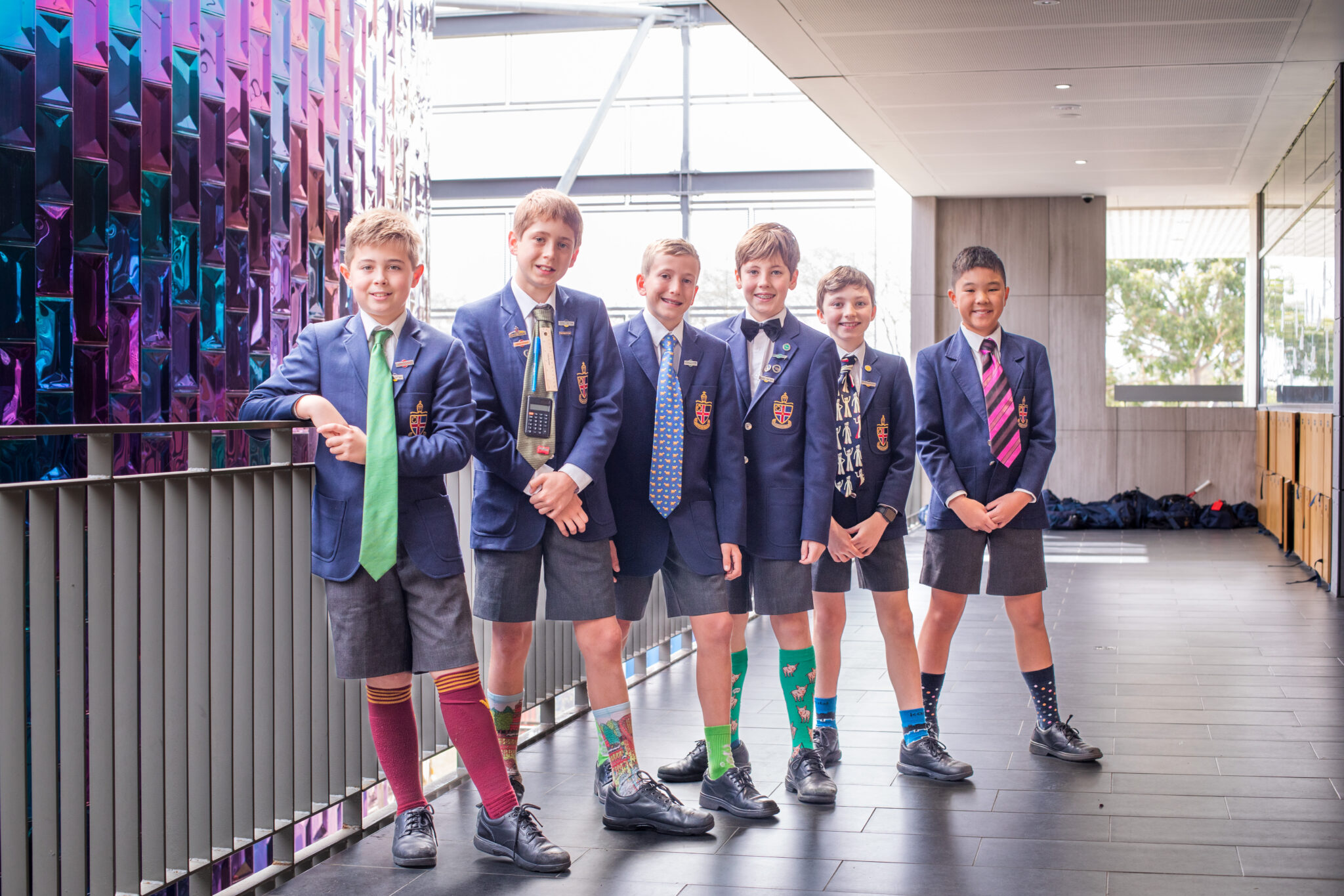 Preparatory School boys support Youth Focus with wacky socks and ties ...