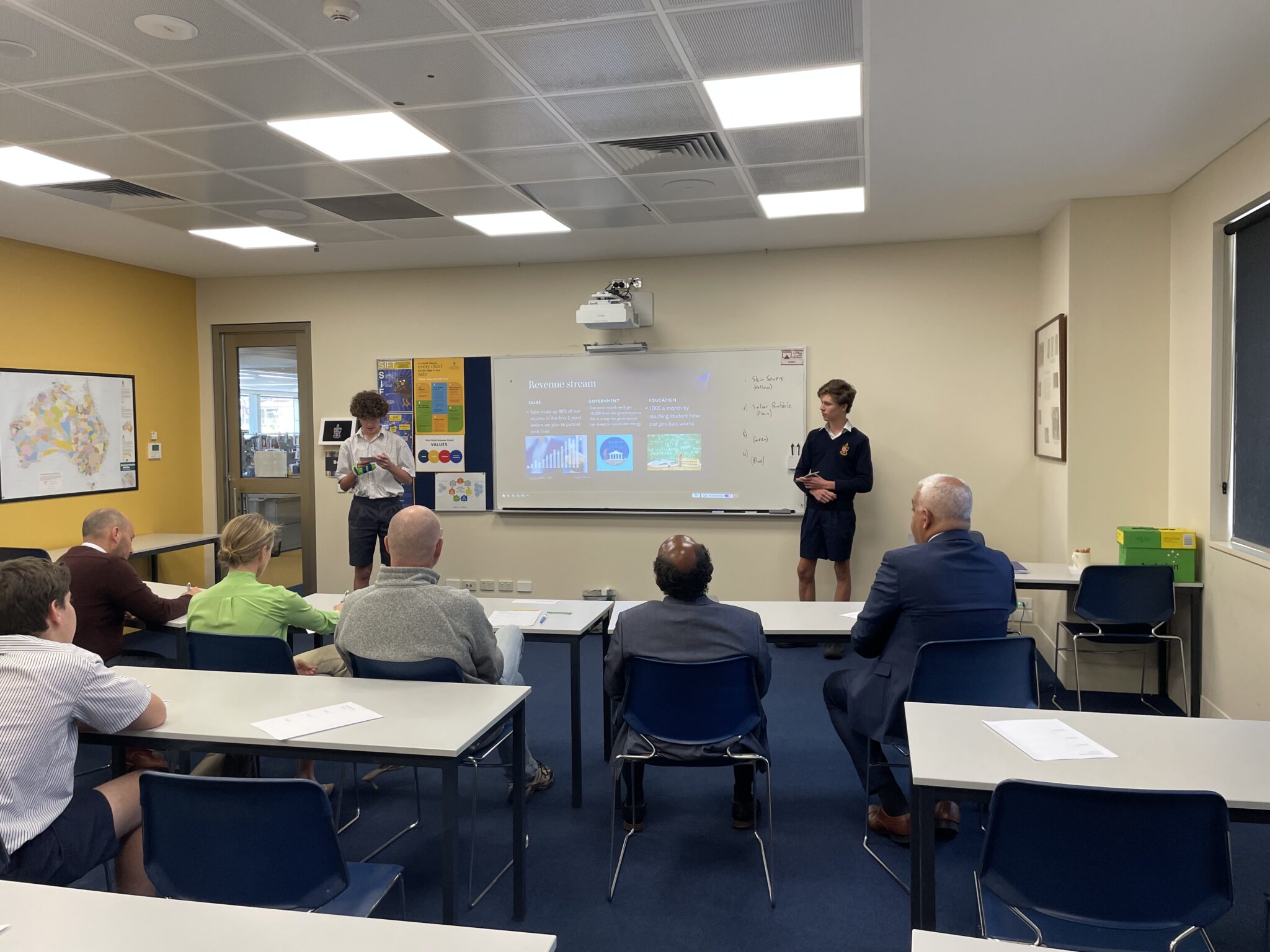 Year 10 students float their business ideas in the Shark Tank - CCGS ...