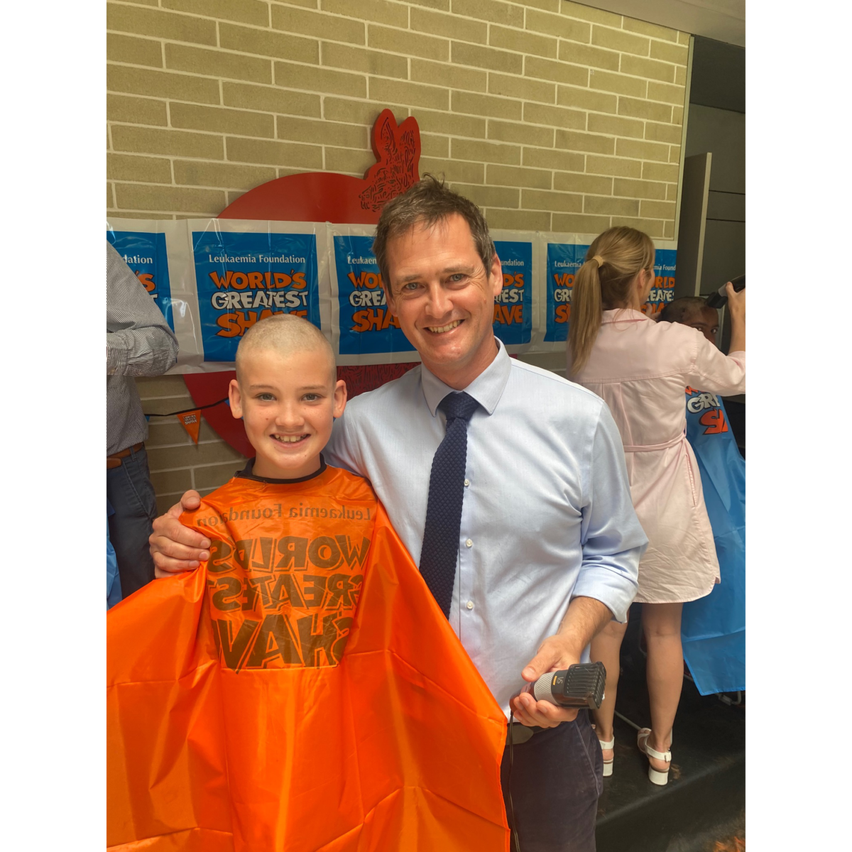 Students and teachers shave heads for a good cause - CCGS Christ Church ...