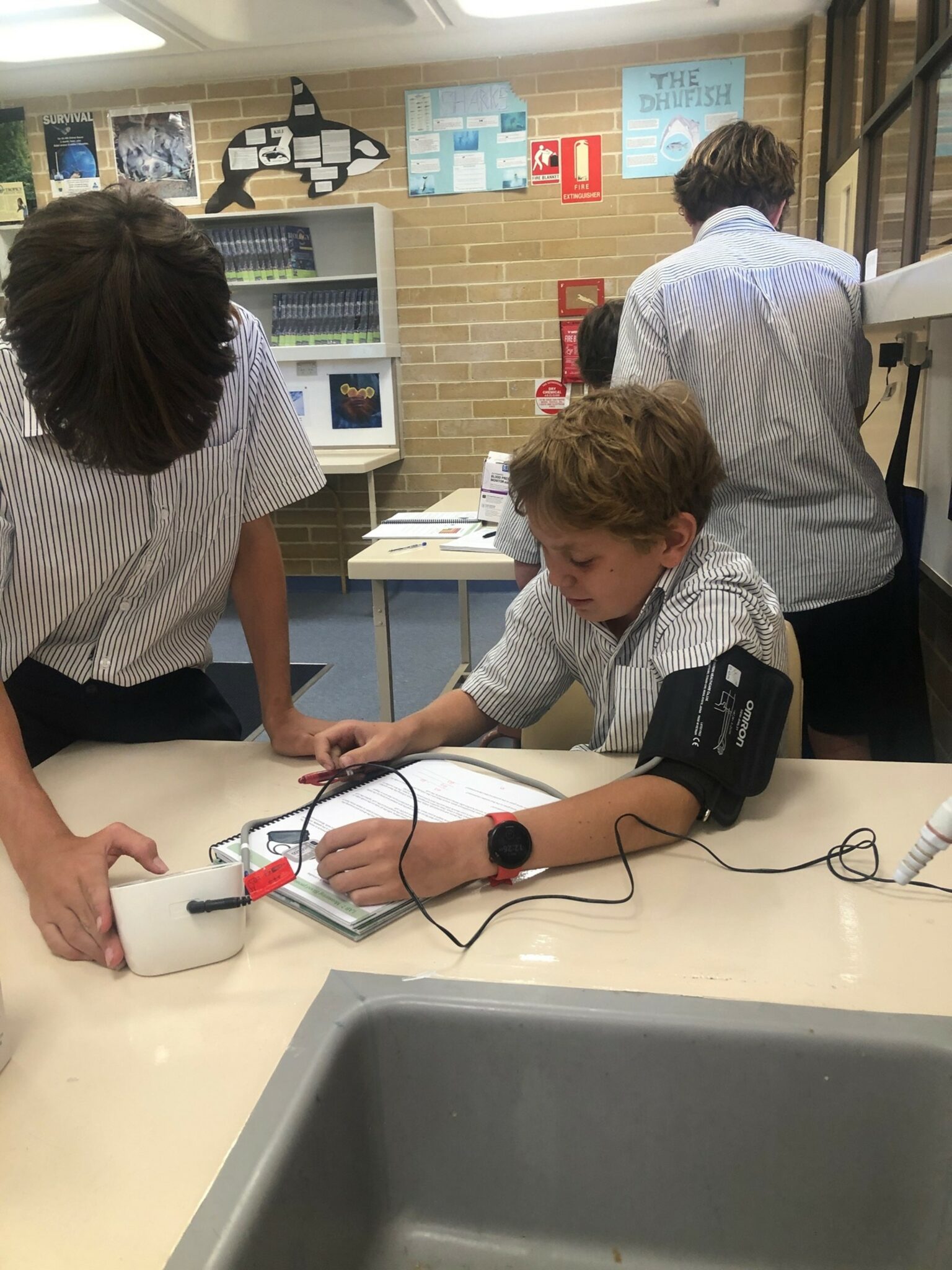 Year 7 and 8 Science students receive new text books - CCGS Christ ...