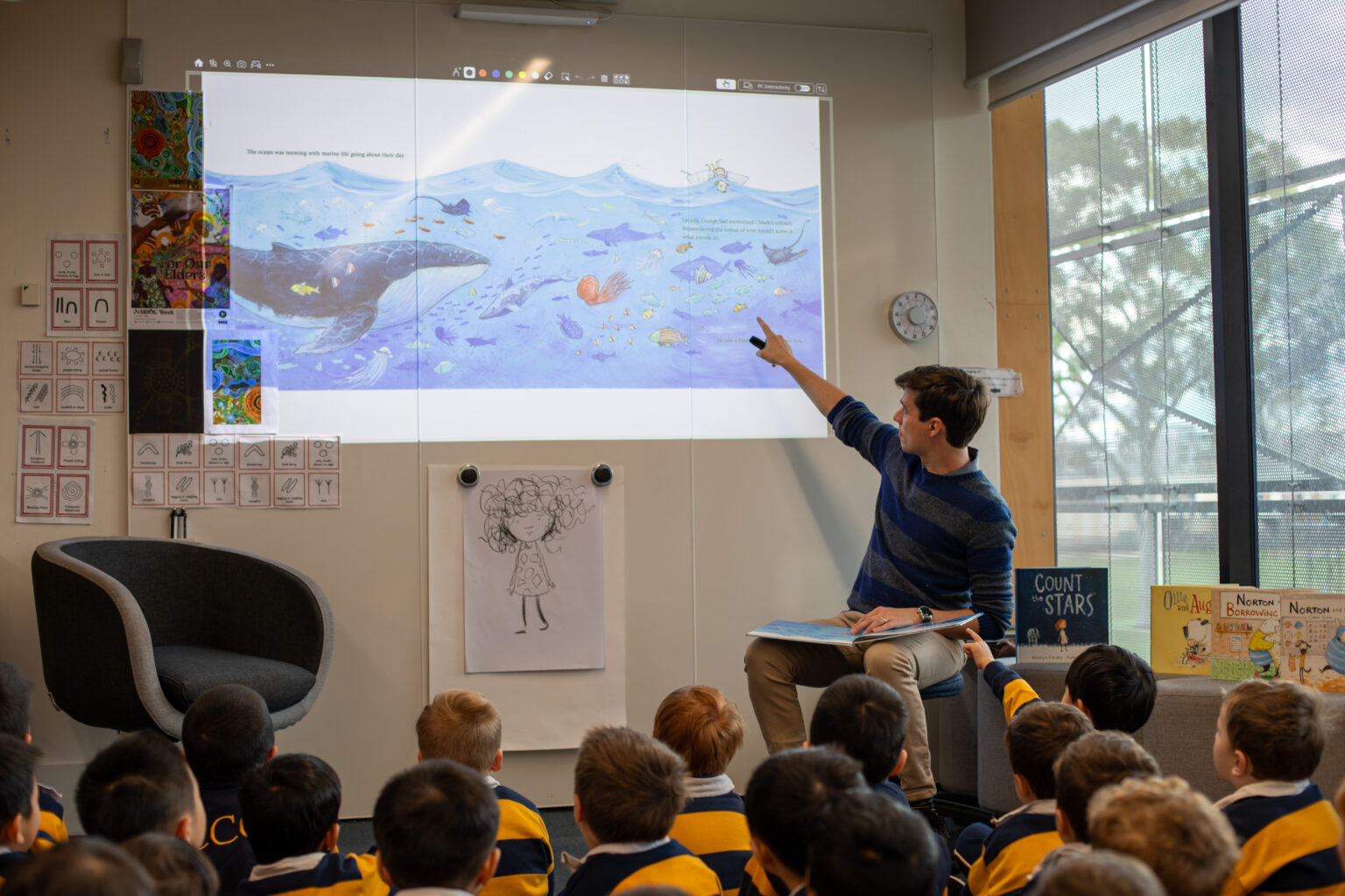 Acclaimed children's author and illustrator visits Kindy boys - CCGS ...