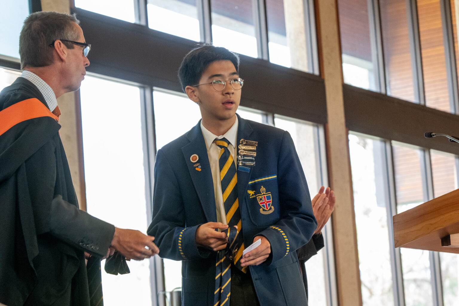 2024 School Prefects inducted - CCGS Christ Church Grammar School