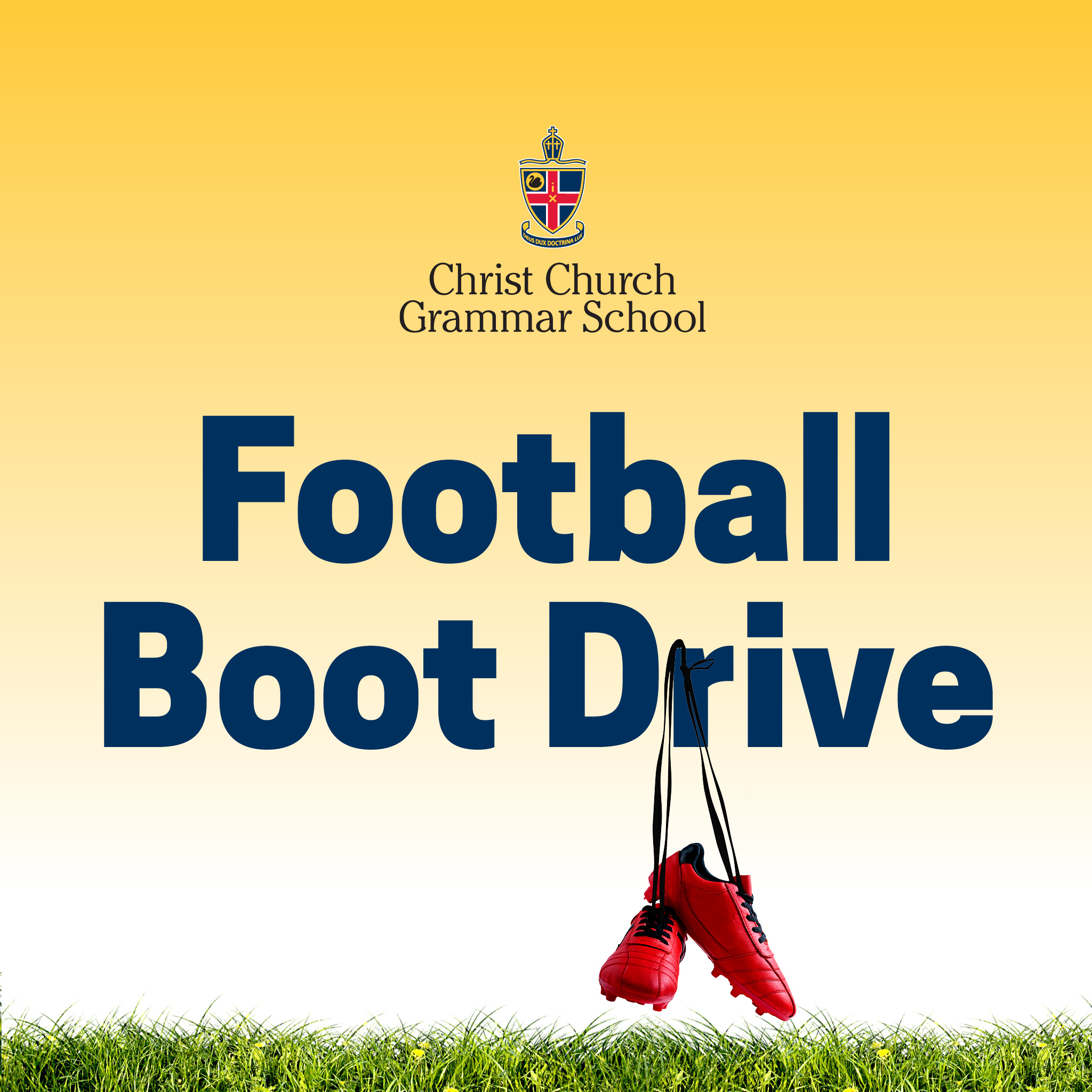 Kickstart a dream: CCGS Football Boot Drive - CCGS Christ Church ...